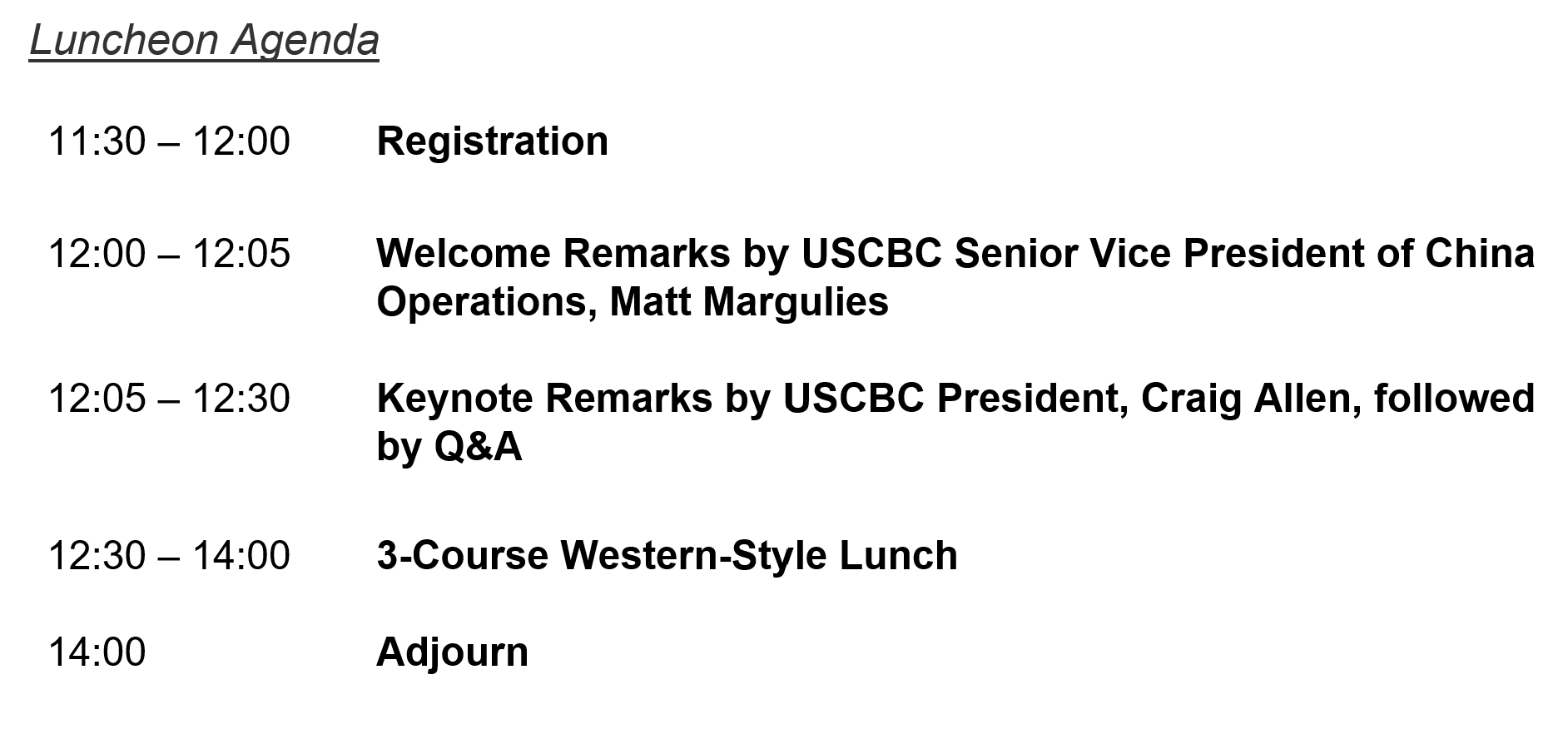 USCBC President Craig Allen's Member Debriefing Luncheon | US-China ...