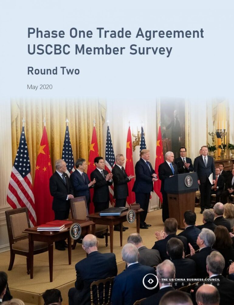 Phase One Trade Agreement Member Survey: Round Two - The US-China ...