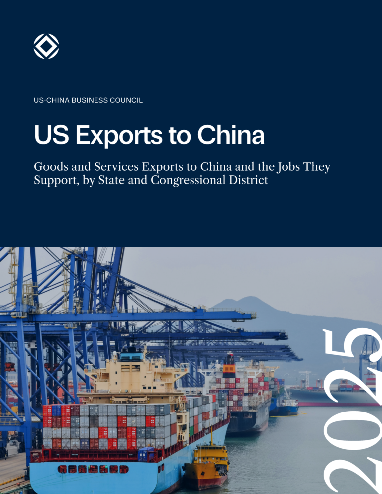 US Exports to China 2025 - The US-China Business Council